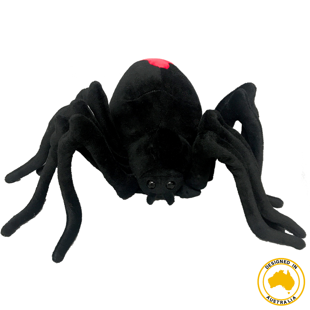 Huggable - Spider Red Back 25cm | The Play Room