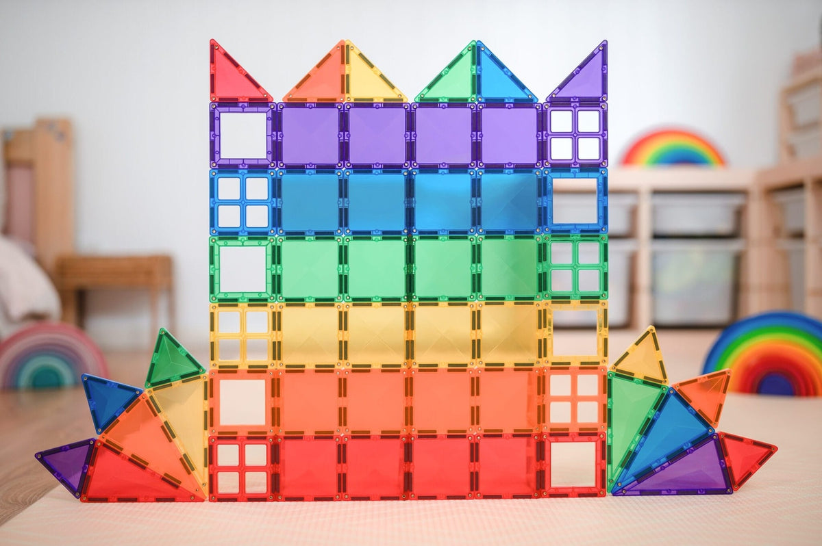 Connetix - Rainbow Starter Pack 60pc | The Play Room