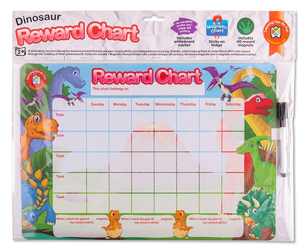 Edvantage - Magnetic Rewards Chart - Dinosaur | The Play Room