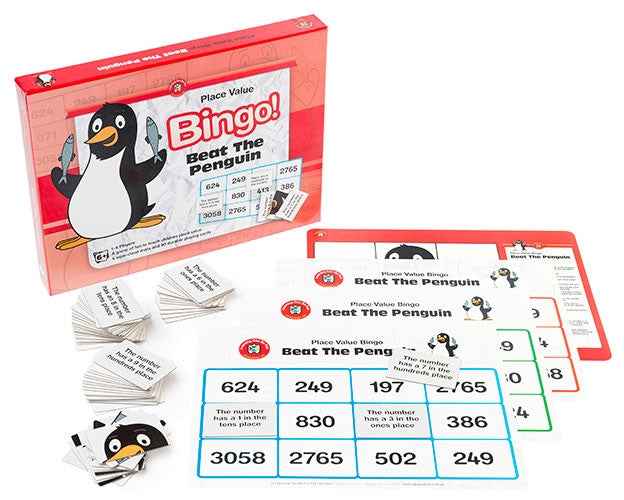 Edvantage - Beat the Penguin Bingo (Place Value) | The Play Room