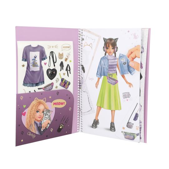 TOPModel - Sticker Book Dress Me Up Rebel | The Play Room