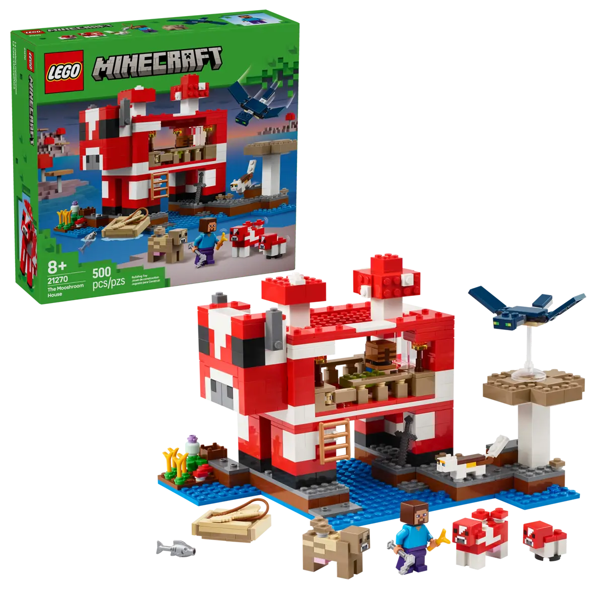 LEGO - Minecraft The Mooshroom House 21270 | The Play Room