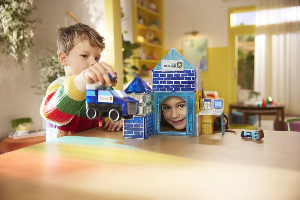 Magna Tiles - Police Station - 35 piece | The Play Room