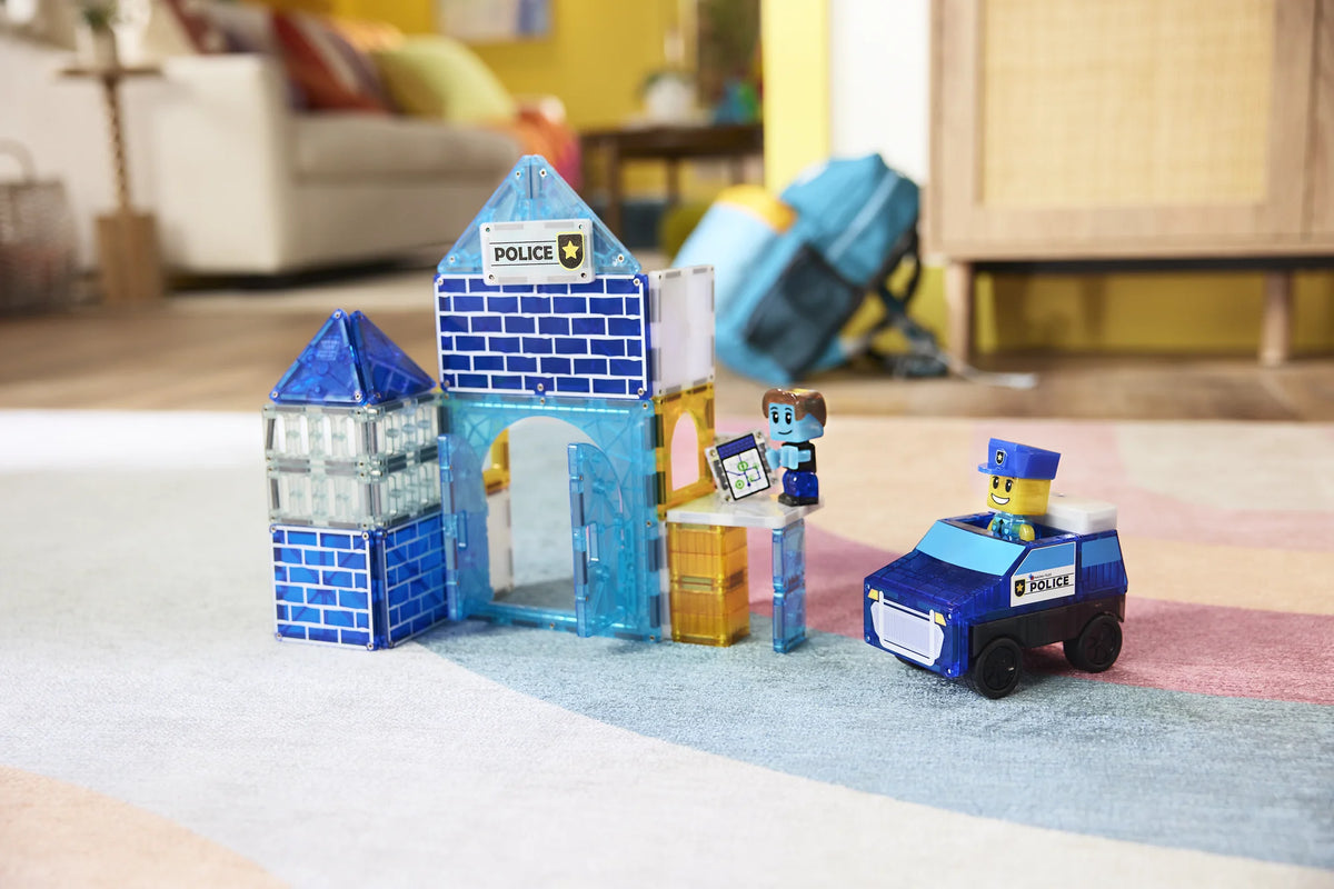 Magna Tiles - Police Station - 35 piece | The Play Room
