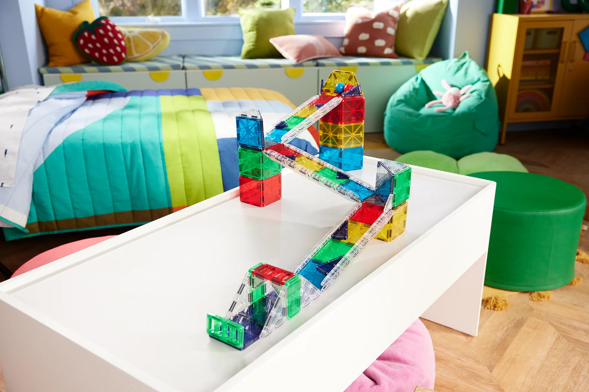 Magna Tiles - Rail Racer Deluxe Set - 90 piece | The Play Room