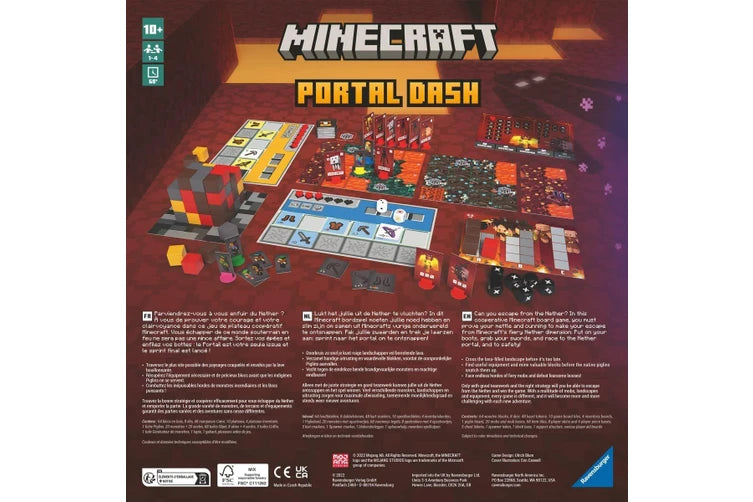 Ravensburger - Minecraft Portal Dash | The Play Room