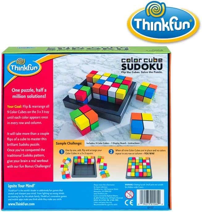 ThinkFun - Color Cube Sudoku | The Play Room