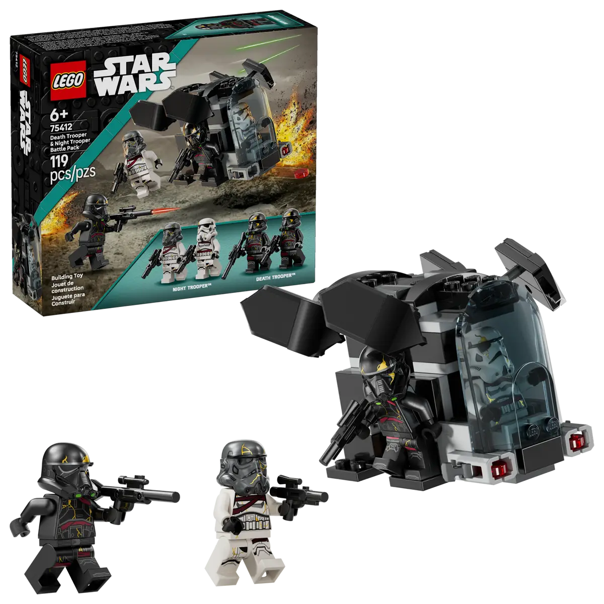 LEGO - Star Wars Death Trooper & Night Trooper Battle Pack 75412 | The ...