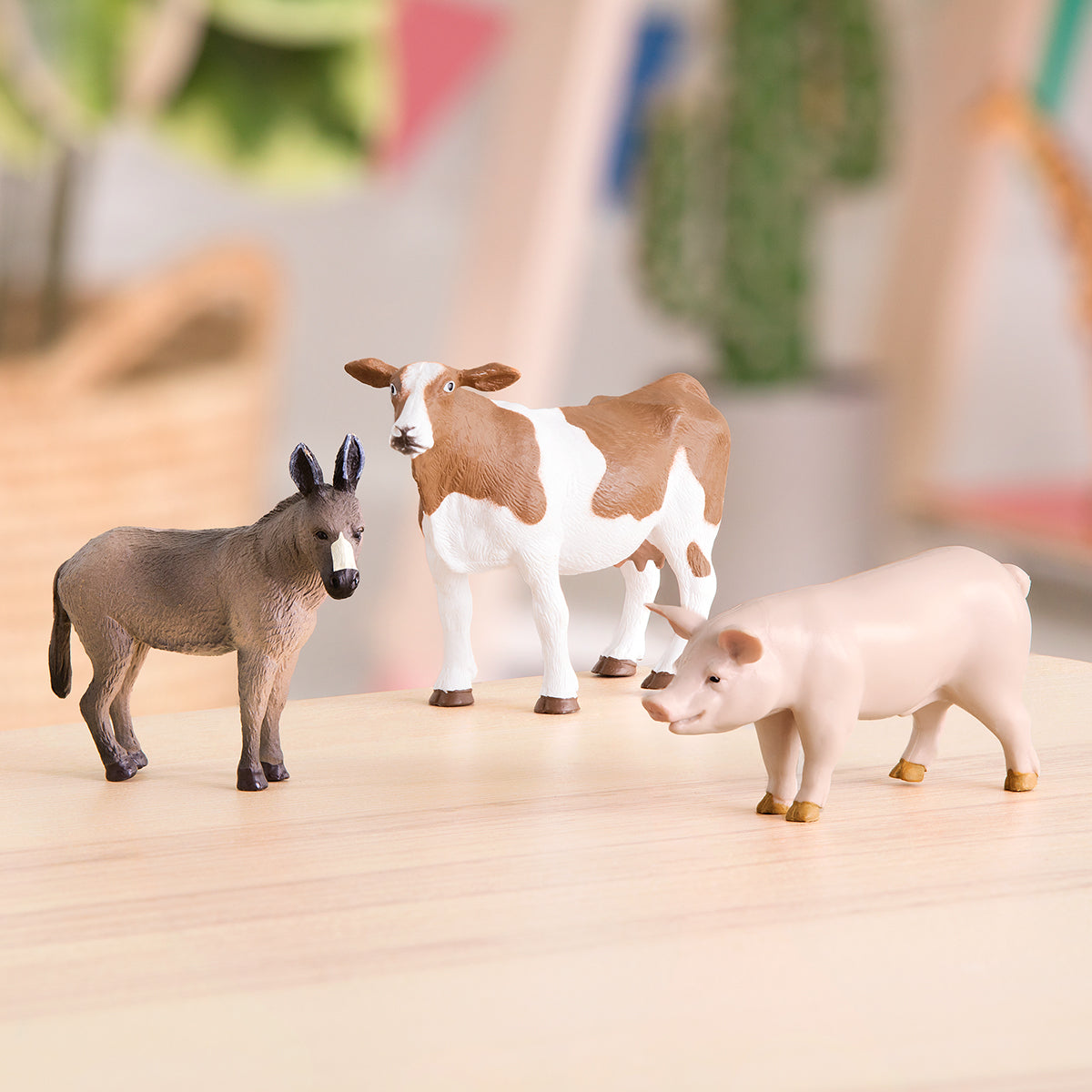 Terra - Farm Animals (3) Donkey, Pig & Cow | The Play Room