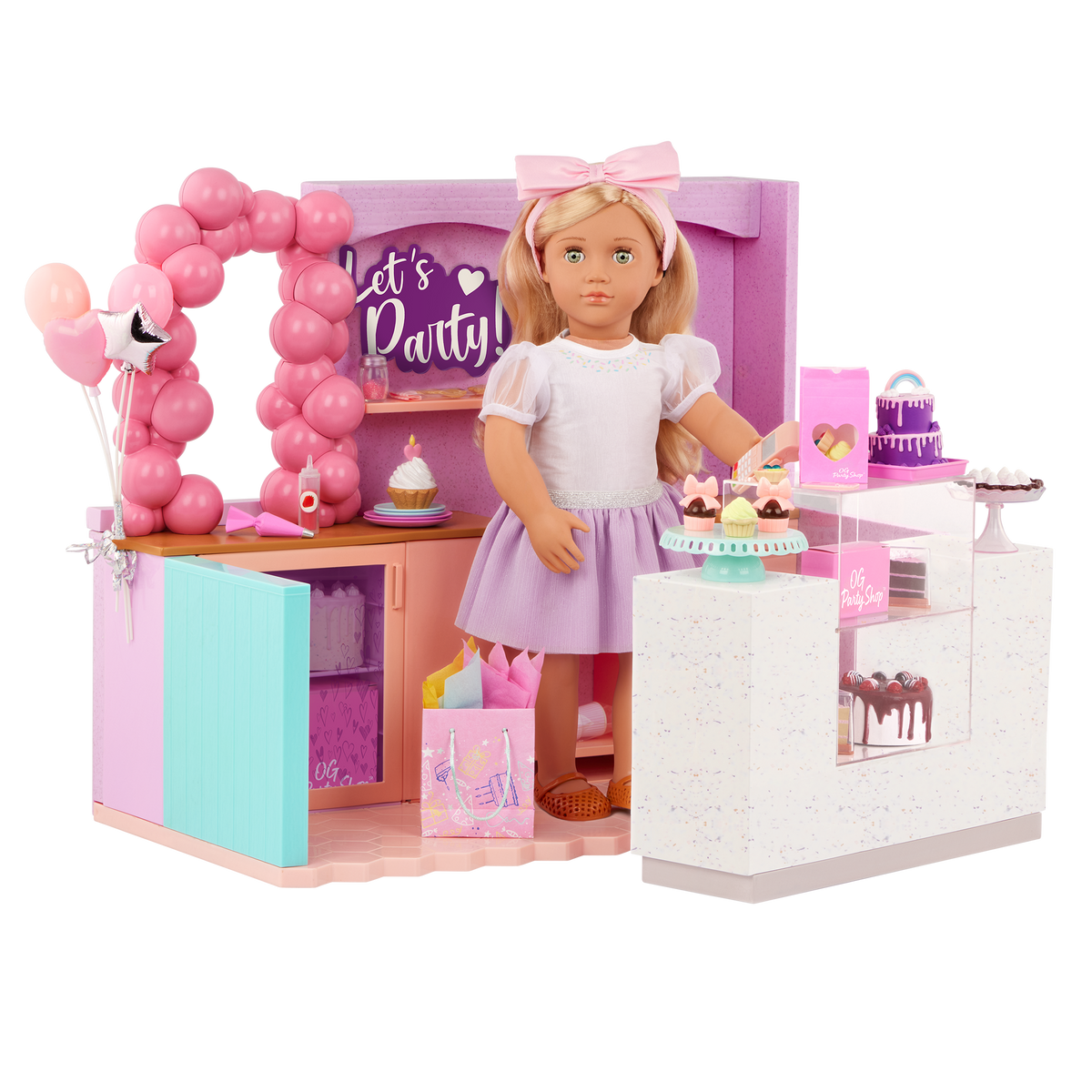 Party Shop | 18" Doll Playset | Our Generation | The Play Room