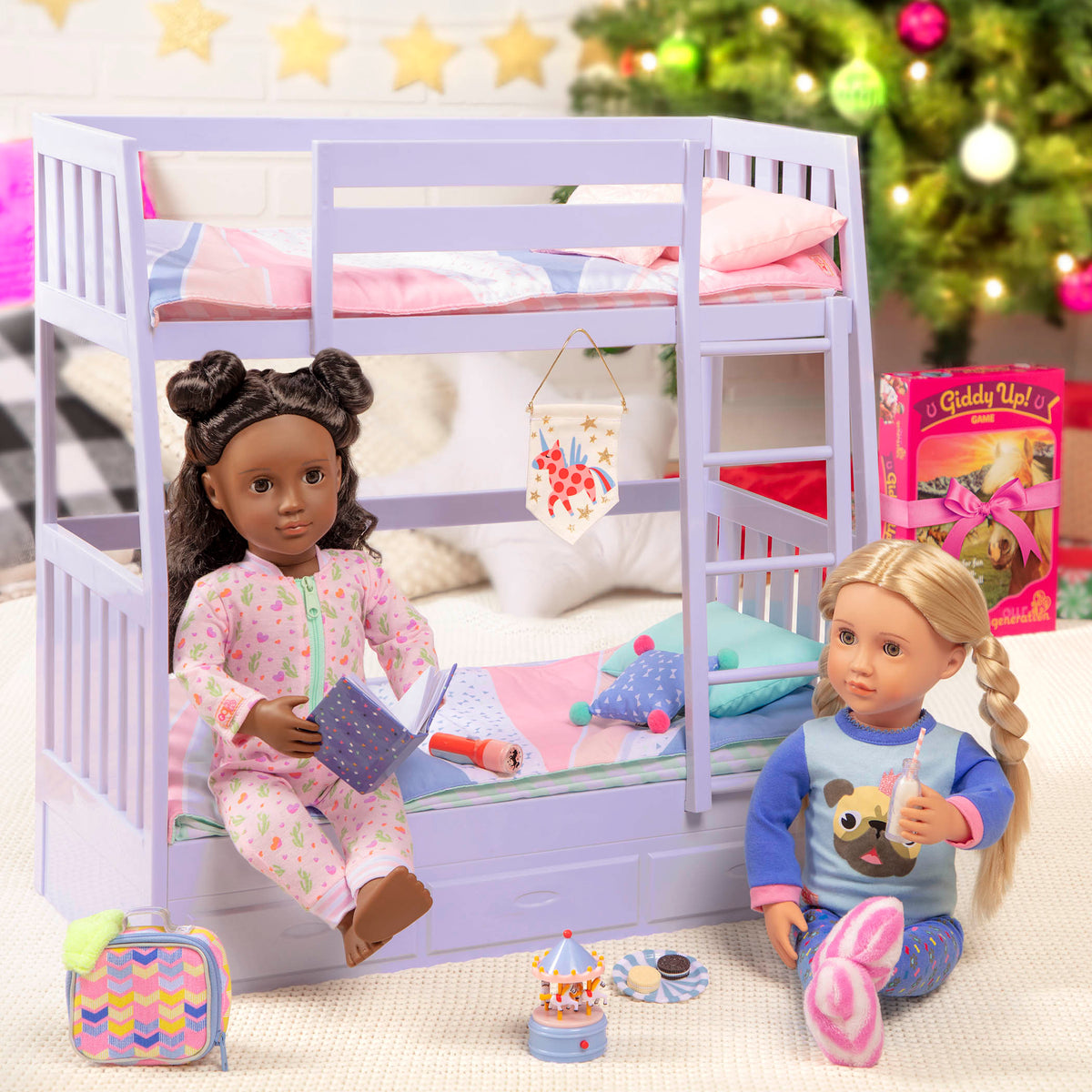 18" Doll Nightie Night Carousel Set | Our Generation | The Play Room
