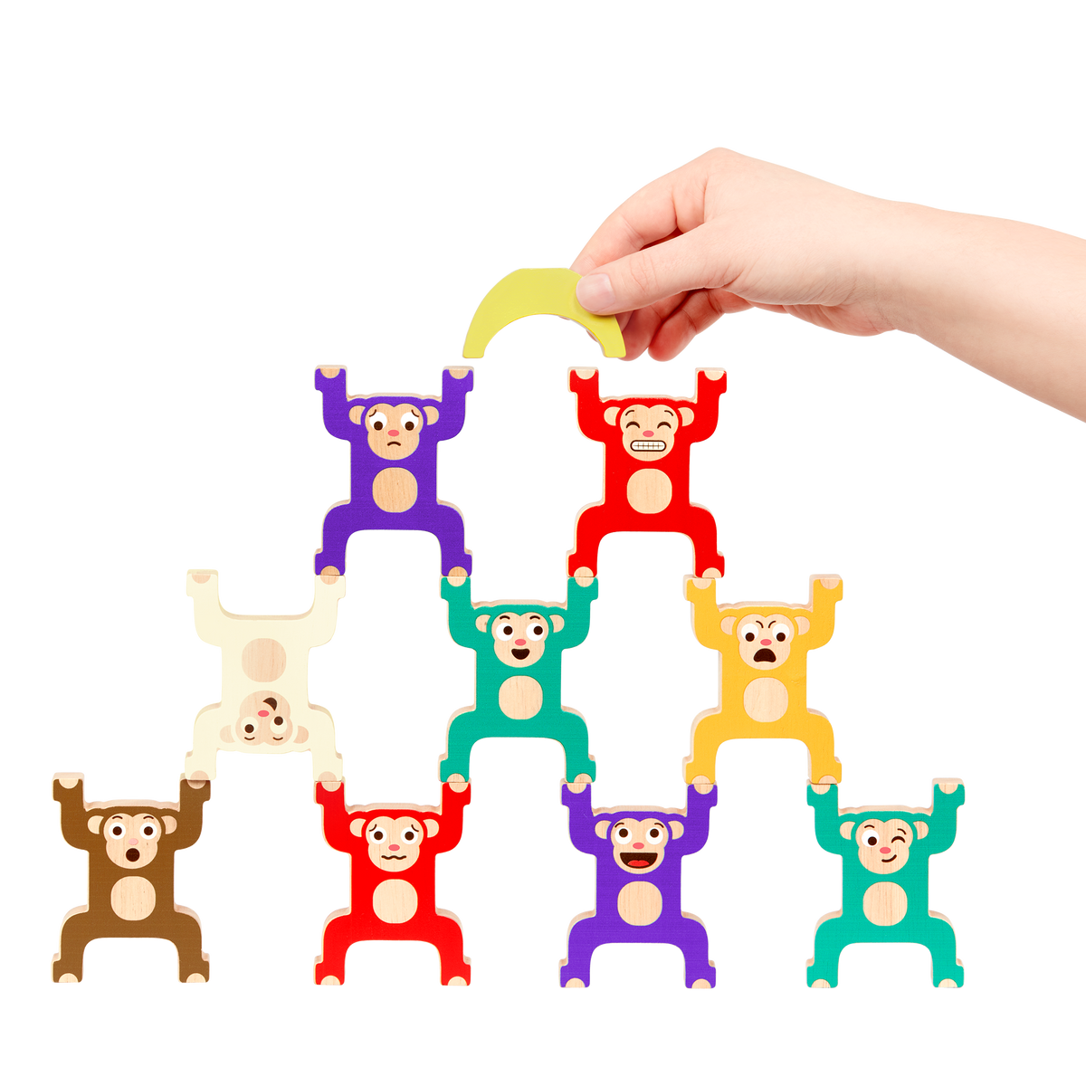 Battat - Wooden Stacking Monkeys | The Play Room