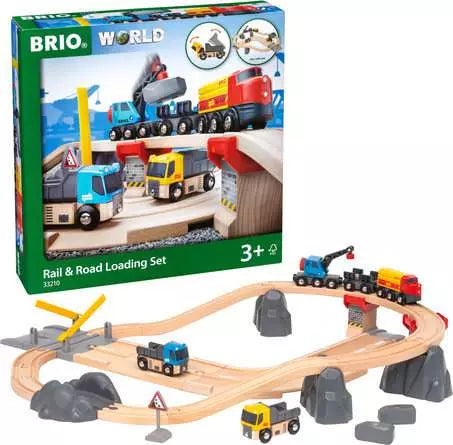 Brio - Rail & Road Loading Set 32 pieces | The Play Room