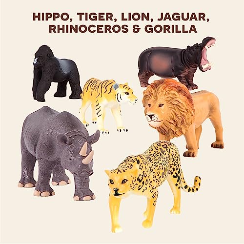 Terra - Wildlife Animals Set (6) - Jungle | The Play Room