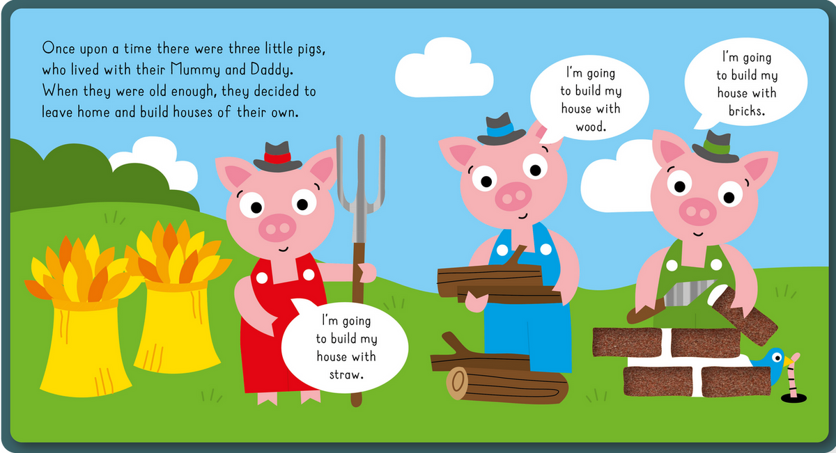Touchy Feely The Three Little Pigs Book | The Play Room