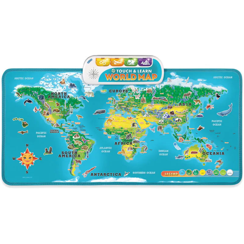 Leapfrog 23 - Touch & Learn World Map | The Play Room