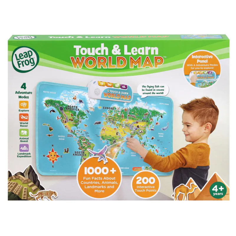 Leapfrog 23 - Touch & Learn World Map | The Play Room