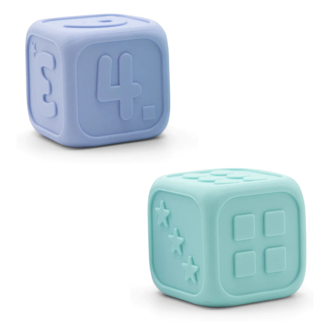 Jellystone - My First Dice - Soft Blue & Soft Mint | The Play Room