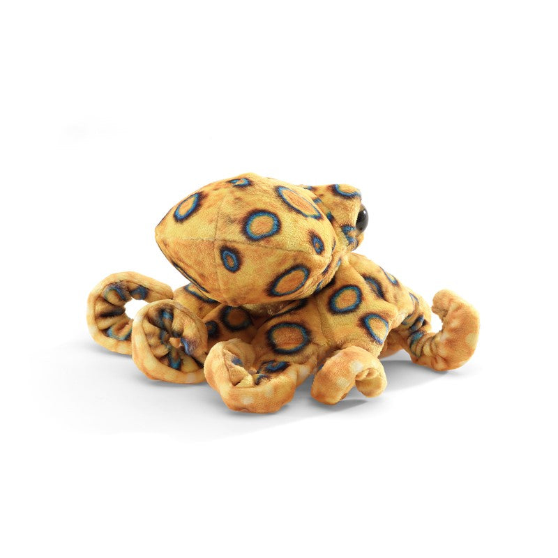 Folkmanis - Blue Ringed Octopus Finger Puppet | The Play Room