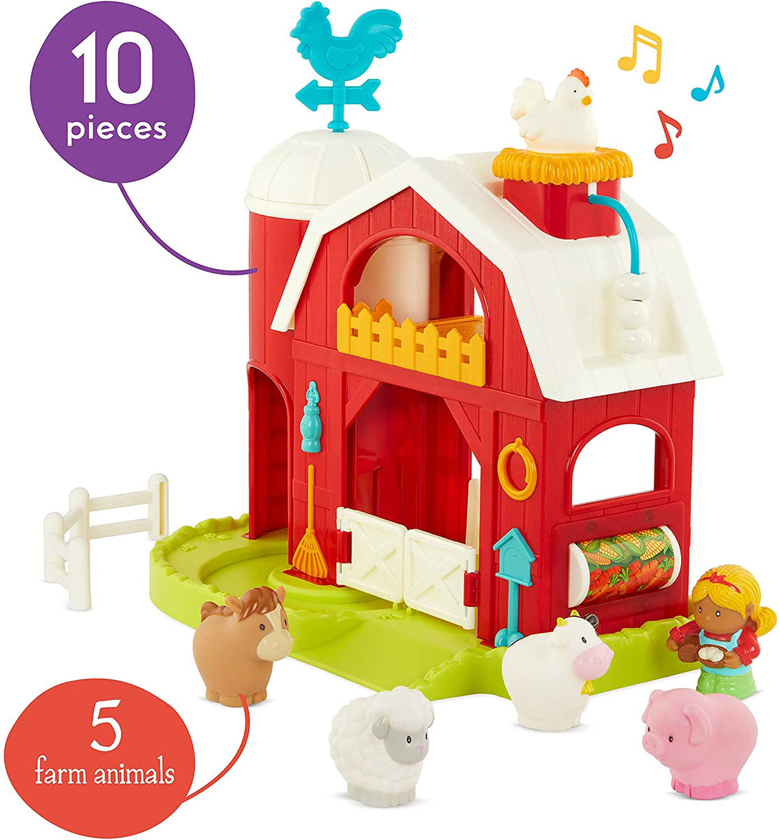 Battat - Musical Barn Playset | The Play Room