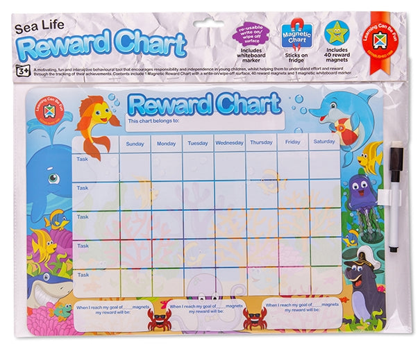 Edvantage - Magnetic Rewards Chart - Sea Life | The Play Room