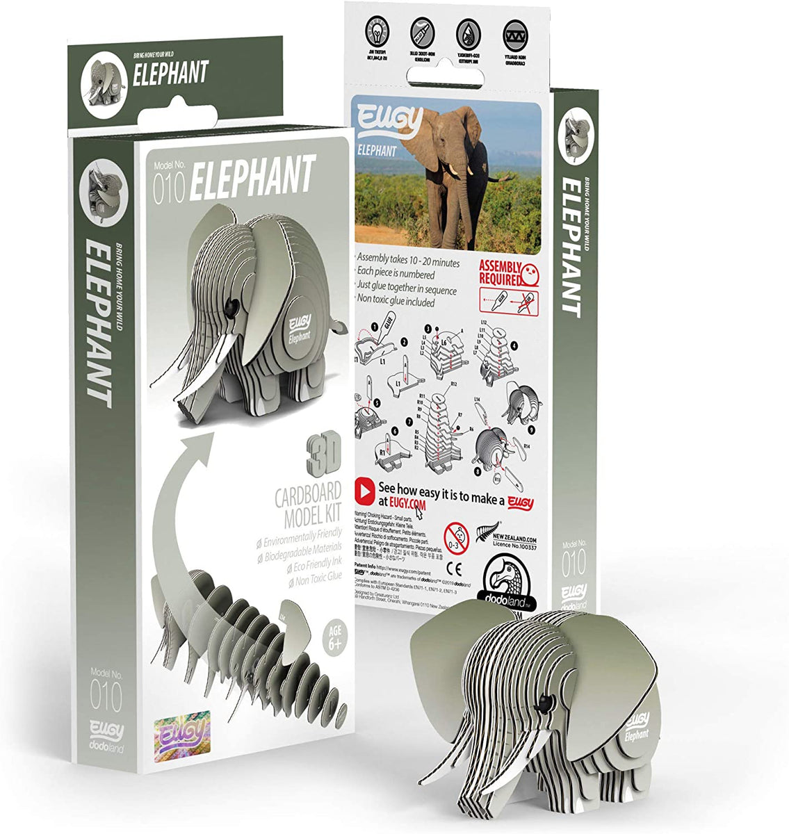EUGY - Elephant 3D Puzzle | The Play Room