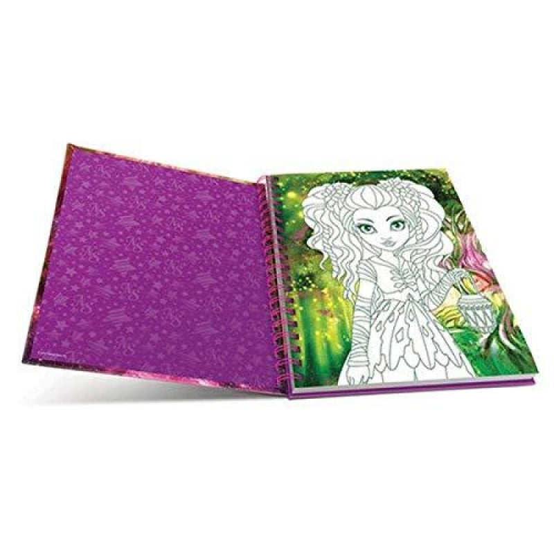 nebulous stars black pages coloring book