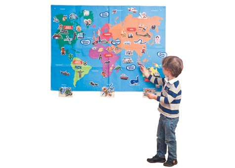 Buy Felt Creations Felt World Map | The PlayRoom | The Play Room