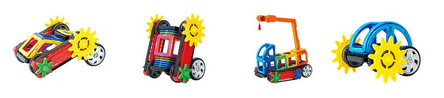 Magformers - Dynamic Wheel Set 79Pcs | The Play Room